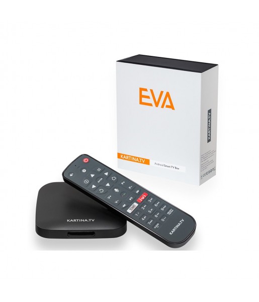 Récepteur Décodeur Satellite Tv IPTV 4K Kartina Eva Android